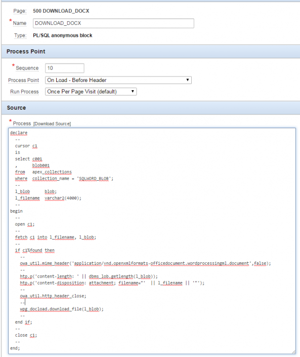 APEX & SQLWord integration explained - SQLWord.nl